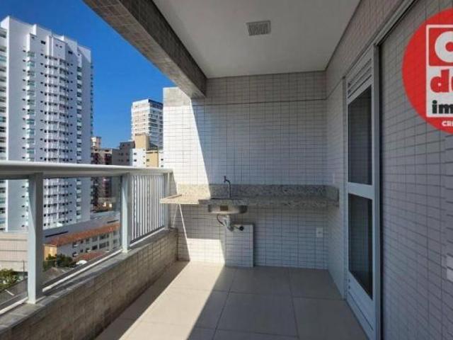 Apartamento com 1 dormitório à venda, 57 m² por R$ 850.000,00 Boqueirão Santos/SP