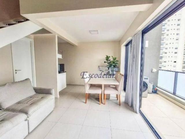 Apartamento com 1 dormitório à venda, 57 m² por R$ 1.030.000,00 Campo Belo São Paulo/SP