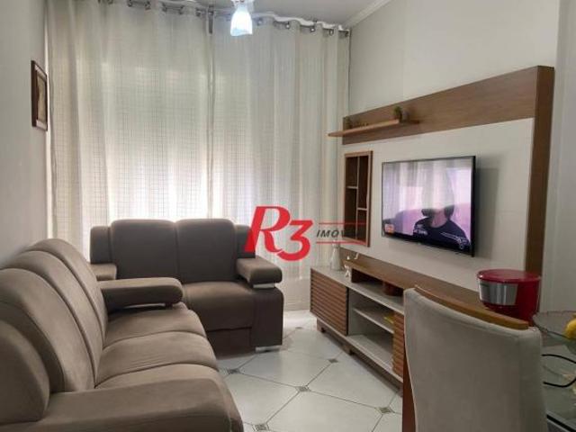 Apartamento com 1 dormitório à venda, 57 m² por R$ 365.000,00 Aparecida Santos/SP