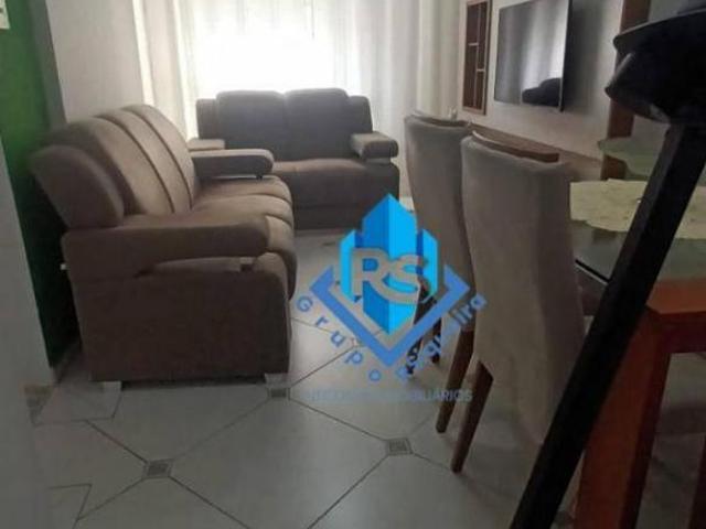 Apartamento com 1 dormitório à venda, 57 m² por R$ 365.000,00 Aparecida Santos/SP