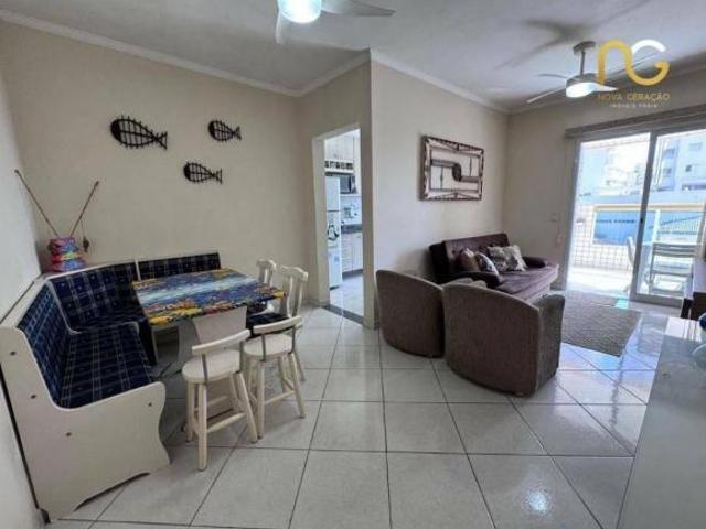 Apartamento com 1 dormitório à venda, 57 m² por R$ 375.000,00 Aviação Praia Grande/SP