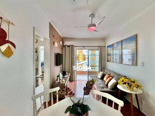 Apartamento com 1 dormitório à venda, 57 m² por R$ 380.000,00 Pitangueiras Guarujá/SP