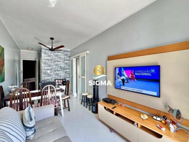 Apartamento com 1 dormitório à venda, 57 m² por R$ 395.000 Centro Guarujá/SP