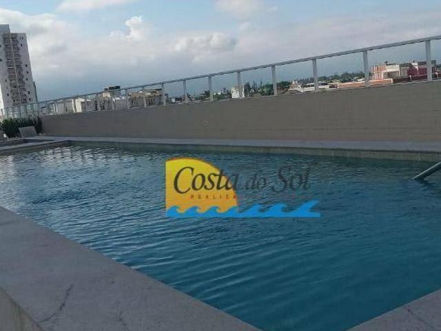 Apartamento com 1 dormitório à venda, 57 m² por R$ 395.000,00 Vila Tupi Praia Grande/SP