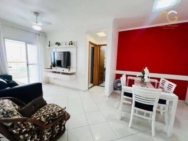 Apartamento com 1 dormitório à venda, 58 m² por R$ 440.000,00 Tupi Praia Grande/SP