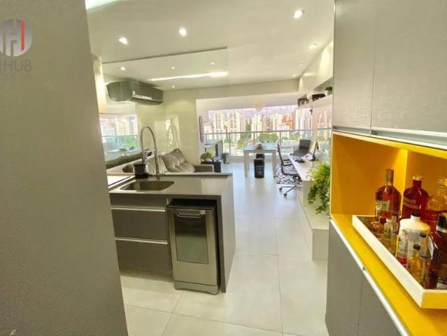 Apartamento com 1 dormitório à venda, 58 m² por R$ 1.280.000,00 Campo Belo São Paulo/SP