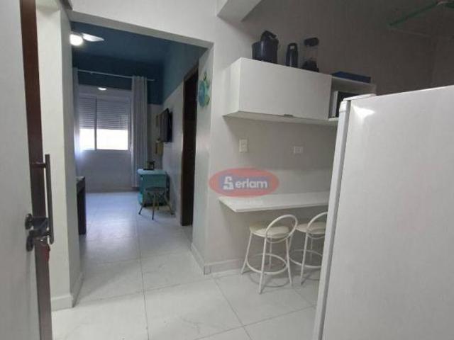 Apartamento com 1 dormitório à venda, 58 m² por R$ 395.000,00 Ponta da Praia Santos/SP