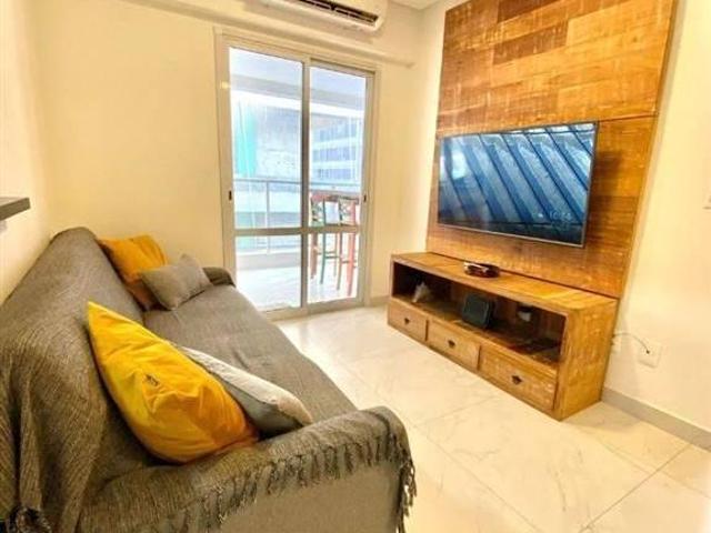 Apartamento com 1 dormitório à venda, 59 m² por R$ 400.000,00 Forte Praia Grande/SP
