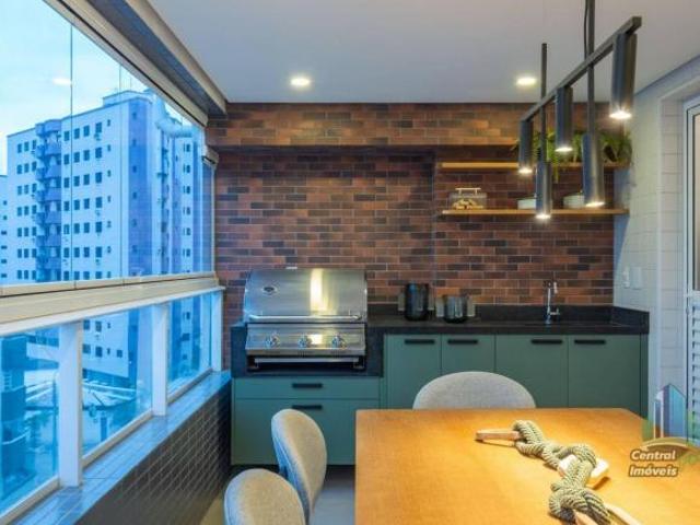 Apartamento com 1 dormitório à venda, 59 m² por R$ 450.000,00 Vila Guilhermina Praia Grande/SP