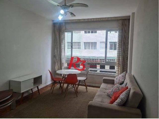 Apartamento com 1 dormitório à venda, 60 m² por R$ 445.000,00 Embaré Santos/SP