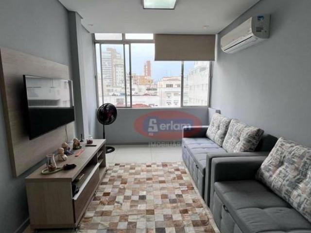 Apartamento com 1 dormitório à venda, 60 m² por R$ 490.000,00 Gonzaga Santos/SP