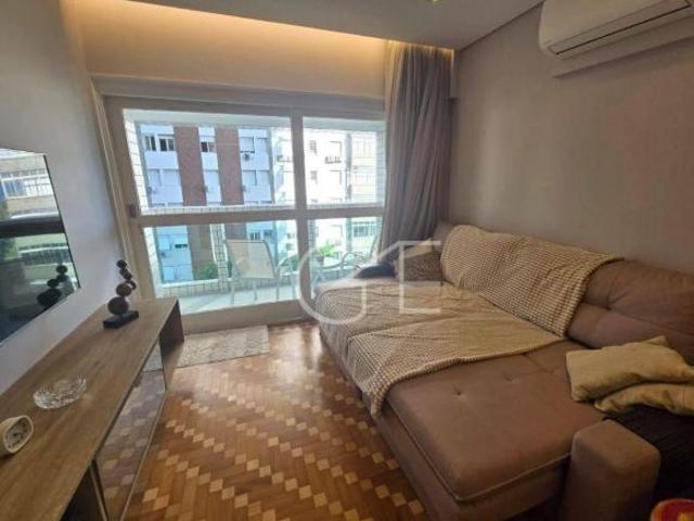 Apartamento com 1 dormitório à venda, 60 m² por R$ 599.000,00 Boqueirão Santos/SP