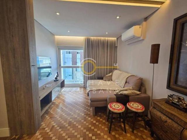 Apartamento com 1 dormitório à venda, 60 m² por R$ 599.000,00 Boqueirão Santos/SP