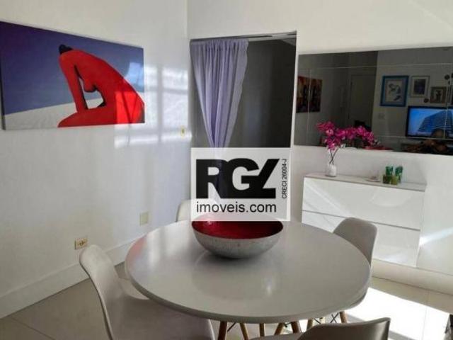 Apartamento com 1 dormitório à venda, 60 m² por R$ 719.000,00 Aparecida Santos/SP