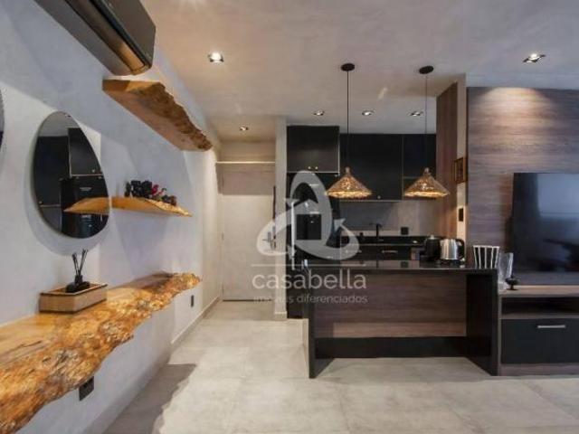Apartamento com 1 dormitório à venda, 60 m² por R$ 750.000,00 Ponta da Praia Santos/SP