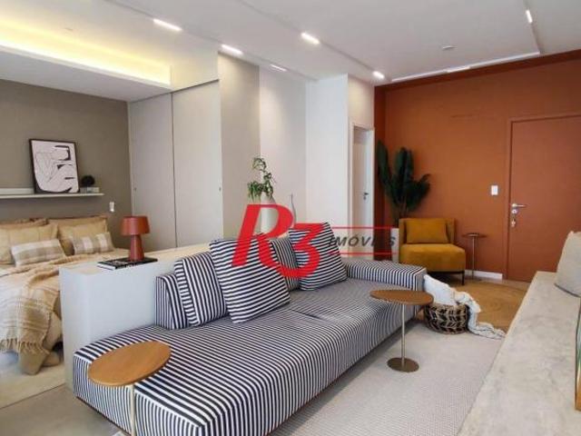 Apartamento com 1 dormitório à venda, 60 m² por R$ 799.000,00 Boqueirão Santos/SP