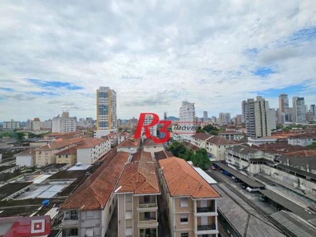 Apartamento com 1 dormitório à venda, 60 m² por R$ 890.000,00 Boqueirão Santos/SP