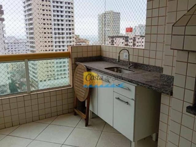 Apartamento com 1 dormitório à venda, 60 m² por R$ 390.000 Aviação Praia Grande/SP