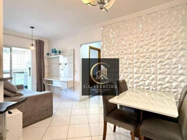 Apartamento com 1 dormitório à venda, 60 m² por R$ 395.000,00 Aviação Praia Grande/SP