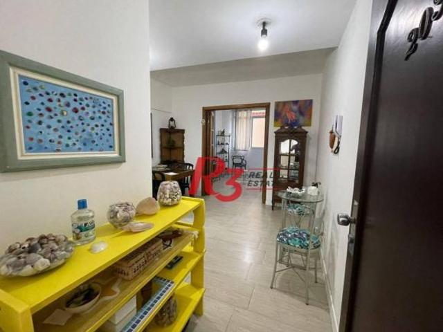 Apartamento com 1 dormitório à venda, 61 m² por R$ 395.000,00 Boqueirão Santos/SP