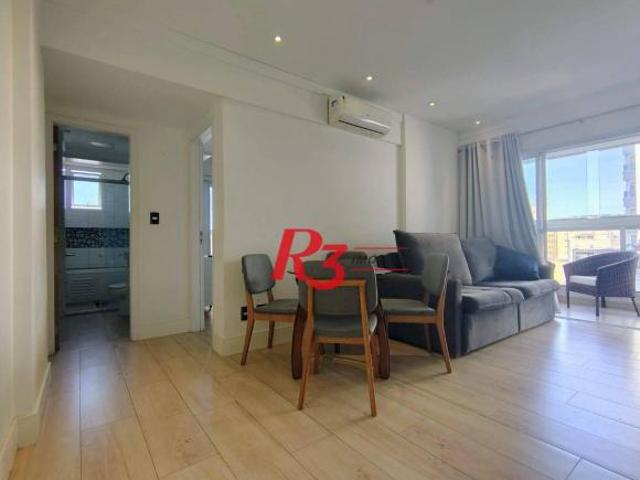 Apartamento com 1 dormitório à venda, 62 m² por R$ 790.000,00 Ponta da Praia Santos/SP