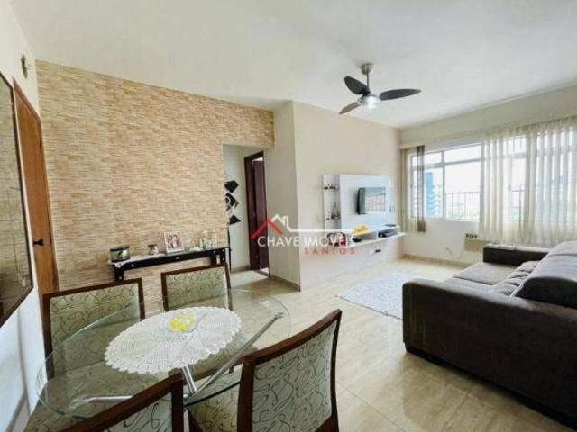Apartamento com 1 dormitório à venda, 64 m² por R$ 410.000,00 Vila Belmiro Santos/SP