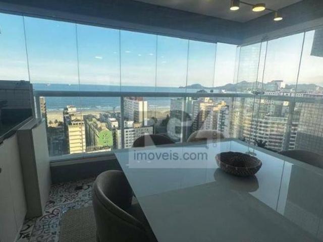 Apartamento com 1 dormitório à venda, 64 m² por R$ 969.000,00 Pompéia Santos/SP
