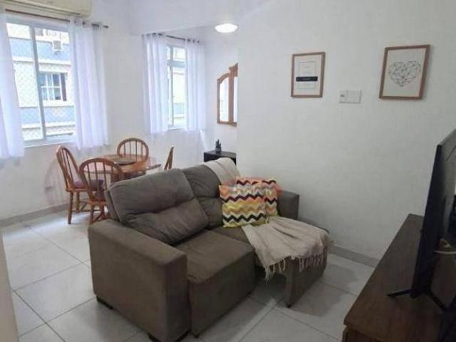 Apartamento com 1 dormitório à venda, 65 m² por R$ 470.000,00 Aparecida Santos/SP