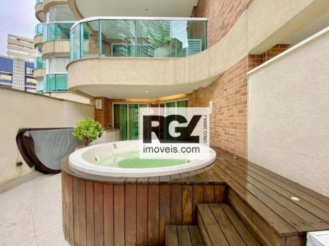 Apartamento com 1 dormitório à venda, 65 m² por R$ 700.000,00 Gonzaga Santos/SP
