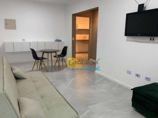 Apartamento com 1 dormitório à venda, 65 m² por R$ 355.000,00 Vila Guilhermina Praia Grande/SP