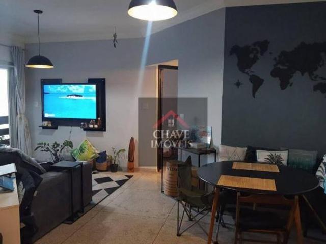 Apartamento com 1 dormitório à venda, 65 m² por R$ 390.000,00 Gonzaguinha São Vicente/SP