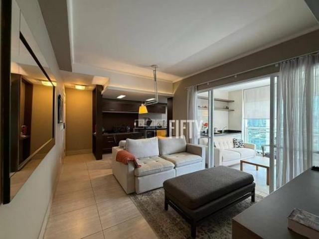 Apartamento com 1 dormitório à venda, 66 m² Brooklin São Paulo/SP