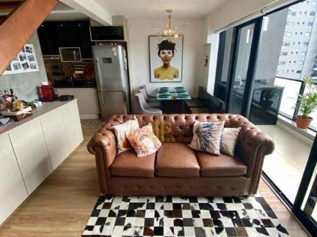 Apartamento com 1 dormitório à venda, 66 m² por R$ 1.091.000,00 Campo Belo São Paulo/SP