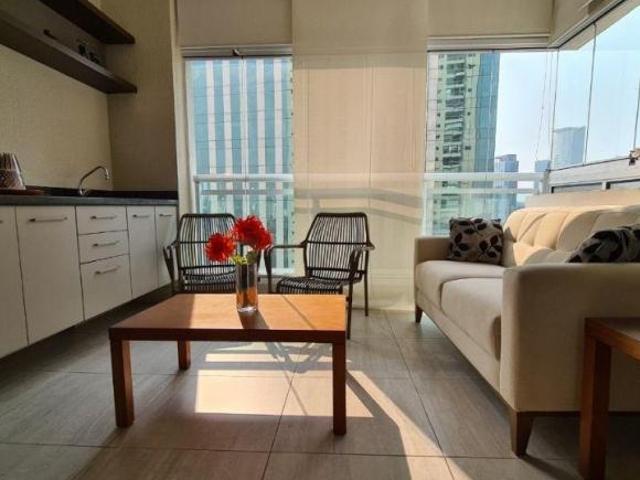 Apartamento com 1 dormitório à venda, 66 m² por R$ 1.300.000,00 Brooklin São Paulo/SP