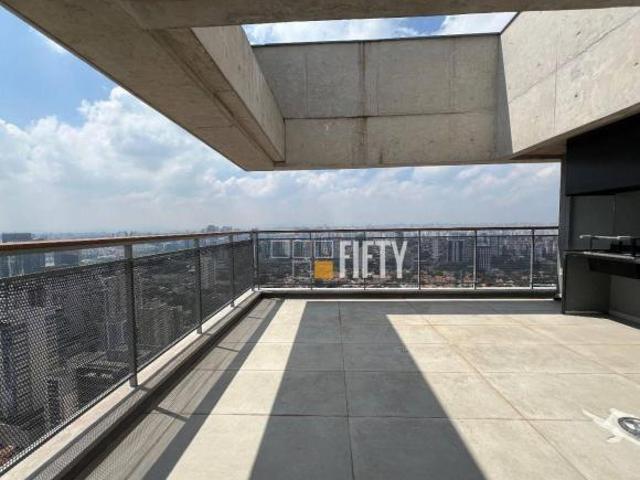 Apartamento com 1 dormitório à venda, 68 m² Brooklin São Paulo/SP