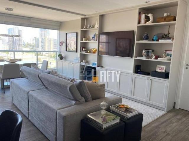 Apartamento com 1 dormitório à venda, 69 m² por R$ 1.250.000,00 Brooklin São Paulo/SP