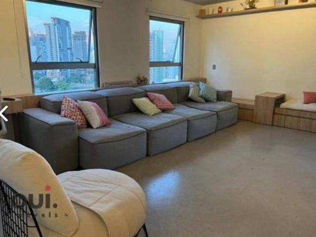 Apartamento com 1 dormitório à venda, 70 m² por R$ 930.000 Chácara Santo Antônio São Paulo/SP