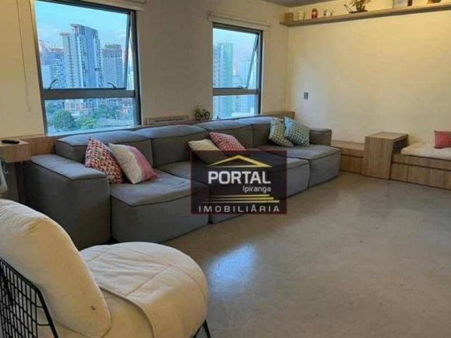 Apartamento com 1 dormitório à venda, 70 m² por R$ 930.000,00 Chácara Santo Antônio São Paulo/SP