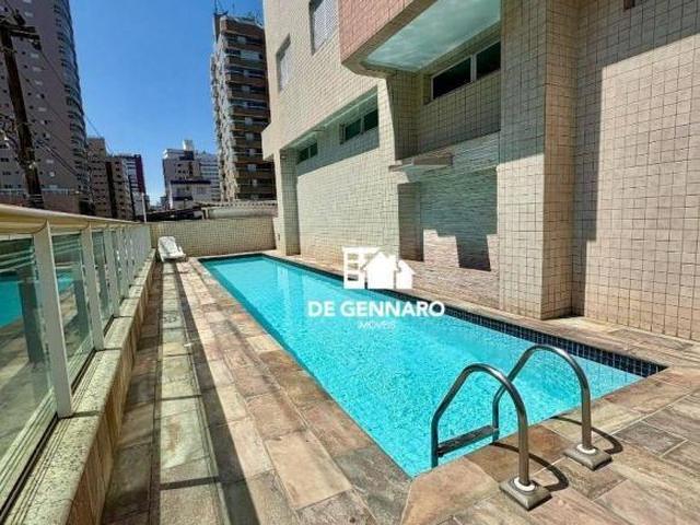 Apartamento com 1 dormitório à venda, 74 m² por R$ 340.000,00 Aviação Praia Grande/SP