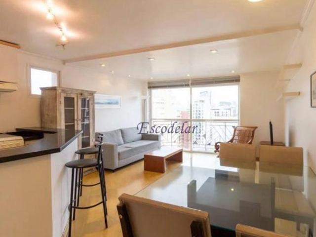 Apartamento com 1 dormitório à venda, 76 m² por R$ 850.000,00 Vila Nova Conceição São Paulo/SP