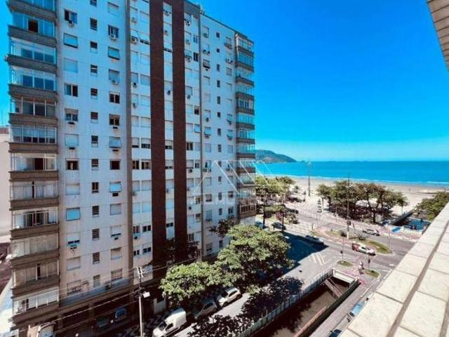 Apartamento com 1 dormitório à venda, 77 m² por R$ 340.000,00 Boqueirão Santos/SP