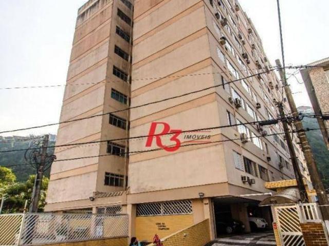 Apartamento com 1 dormitório à venda, 78 m² por R$ 355.000,00 Marapé Santos/SP