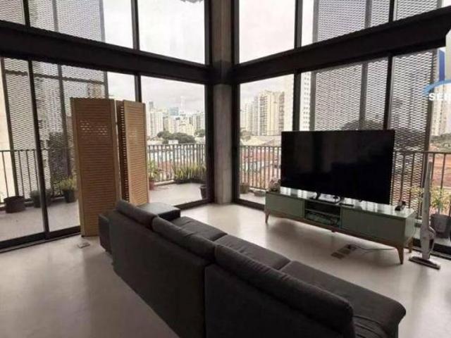 Apartamento com 1 dormitório à venda, 90 m² por R$ 3.200.000,00 Itaim Bibi São Paulo/SP