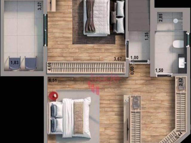 Apartamento com 1 dormitório à venda, 92 m² por R$ 1.010.000,00 Vila do Golf Ribeirão Preto/SP