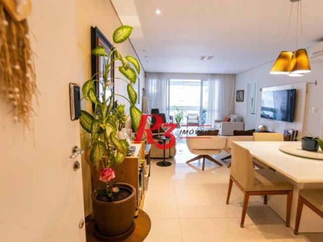 Apartamento com 1 dormitório à venda, 96 m² por R$ 1.710.000,00 Aparecida Santos/SP
