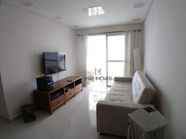 Apartamento com 1 dormitório à venda, sala ampla com sacada, R$ 850.000 Praia das Astúrias Guaru