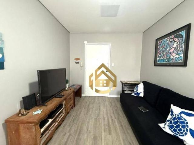 Apartamento com 1 dormitório à venda por R$ 330.000 Praia das Pitangueiras Guarujá/SP