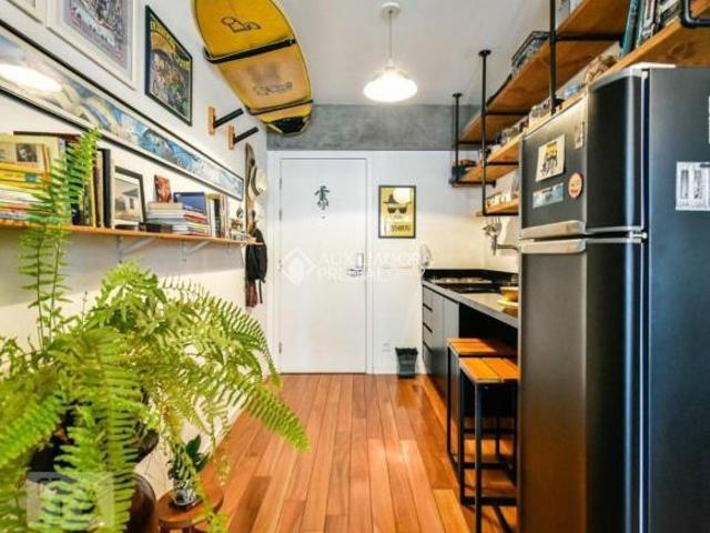 Apartamento com 1 dormitório com vista panorâmica para Praça da república