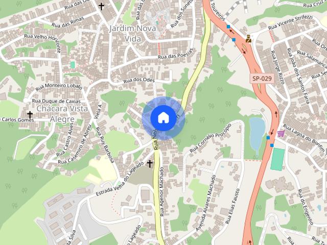 Apartamento com 1 dormitório para alugar, 25 m² por R$ 1.290/mês Recanto Vista Alegre Cotia/SP