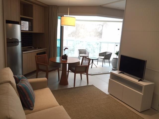 Apartamento com 1 dormitório para alugar, 45 m² por R$ 4.900,02/mês Gonzaga Santos/SP